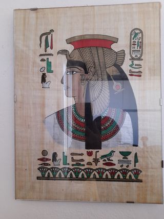 Quadro fatto in tapiro proveniente dal Egitto. 