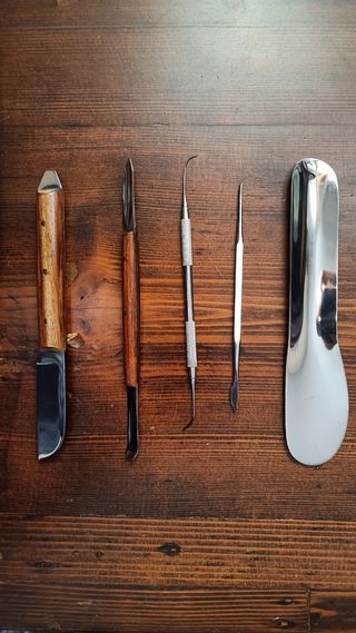 Set 5 spatole odontotecnico