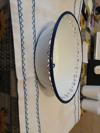 cestino smaltato x pane/frutta