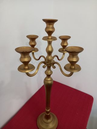 CANDELABRI COLORE ORO 
