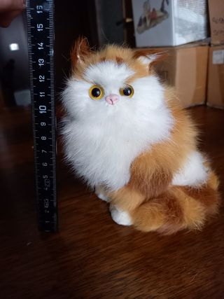 gatto finto morbidissimo