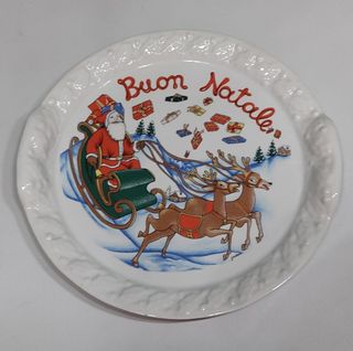 Piatto per panettone di Natale diam.32 cm