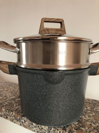 Pentola con vaporiera brand Kasanova 