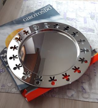 vassoio Alessi Girotondo 40 cm acciaio 18/10