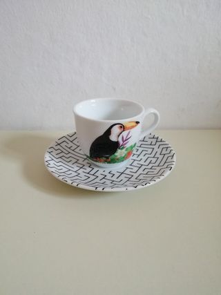 6 tazzine da caffè +piattini