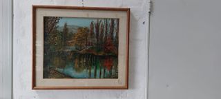 Quadro anni 70 con cornice