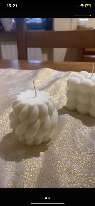 candela profumata treccia 