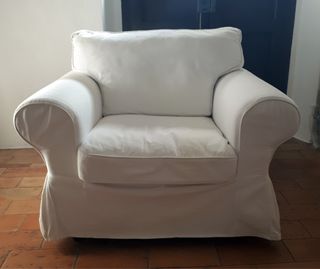 Poltrona Ektorp Ikea con due fodere