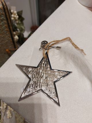 ciondolo natalizio stella
