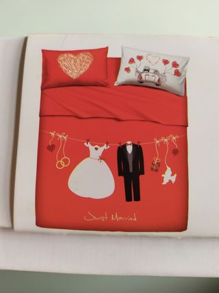 Bassetti-completo lettocopriletto Love is a Couple