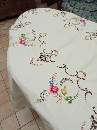 Tovaglia rettangolare punto croce 