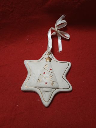 pendaglio natalizio a forma di stella 