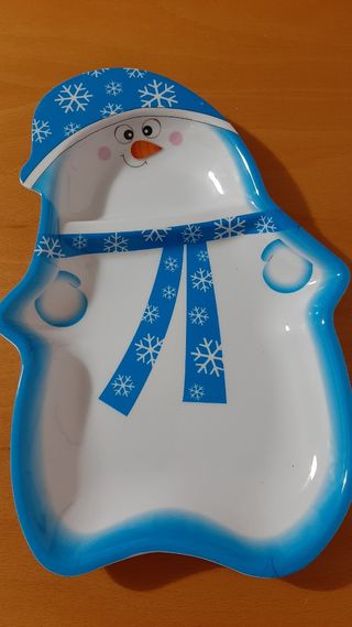 Vassoio pupazzo di neve Christmas