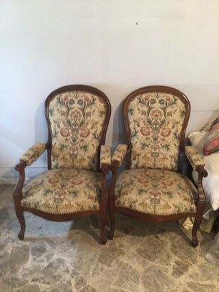 Poltrone voltaire in pura seta