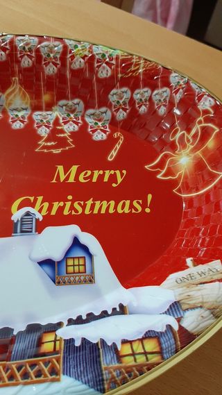 Vassoio rosso Natale Christmas
