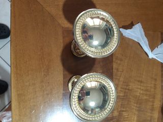 Coppia pomelli x tende o cascate laterali.