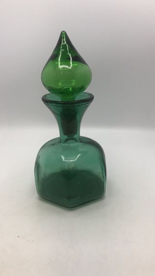 ANTQ3541 Bottiglia vintage decorativa in vetro