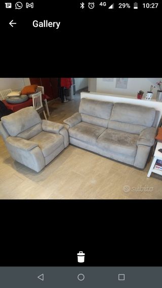 DIVANO + POLTRONA CHATEOU d'AX