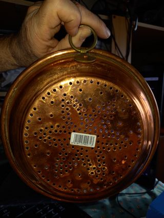 stampo decorativo in rame forato