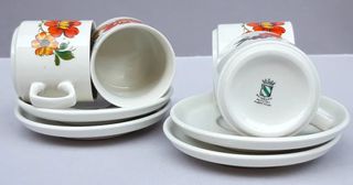 set tazzine da caffè anni 60