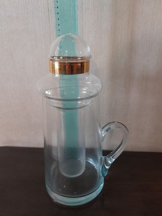 Caraffa con coperchio e portaghiaccio