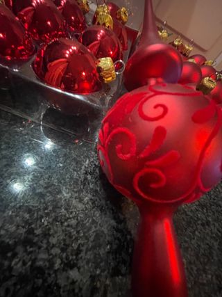 Palline di Natale + punta per albero