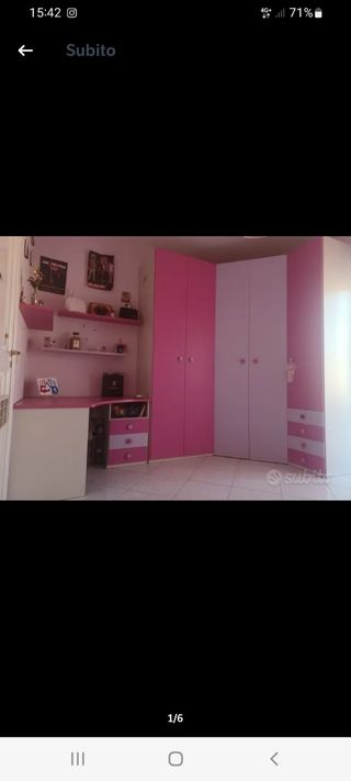 armadio più scrivania