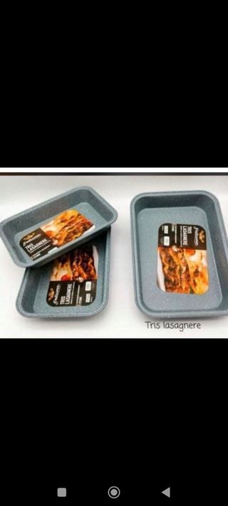 tris lasagnere antiaderenti 