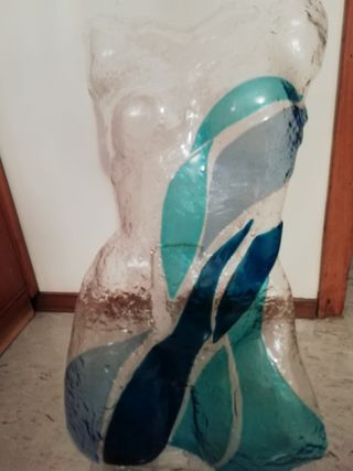 Busto femminile vetro Murano