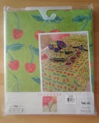 tovaglia tonda diametro 180 cm con 8 tovaglioli