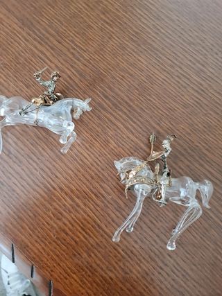 statuine murano e argento 