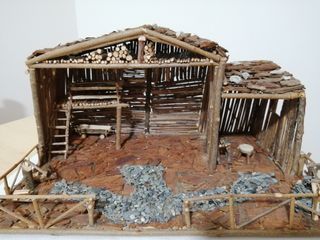 Presepe, realizzato esclusivamente a mano