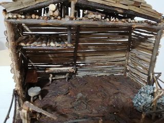 Presepe, realizzato esclusivamente a mano