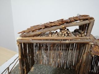 Presepe, realizzato esclusivamente a mano