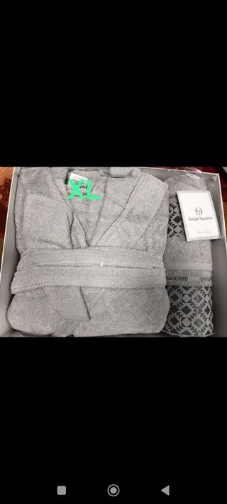 sey accappatoio Sergio Tacchini taglia XL