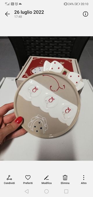 Sottopentola/piattino palla di Natale Wald 