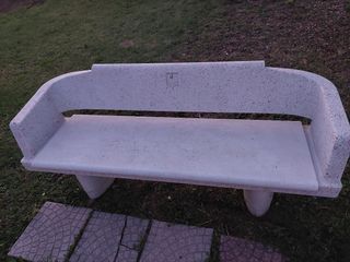 panchine cemento pressato