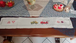 orlo con ricamo punto croce 