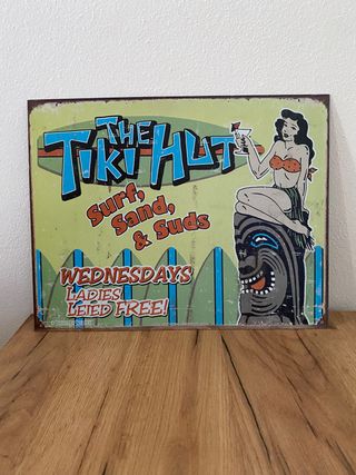 Cartello in metallo Schonberg - Tiki Hut 