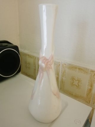 Vaso decorativo di Porcellana Bianca 