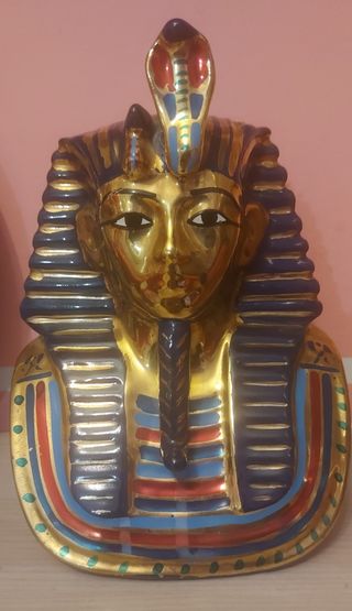statua decorazione tutankhamon ceramica