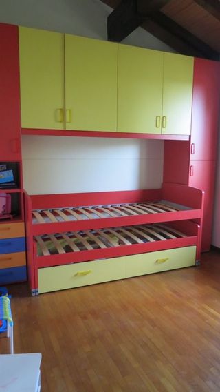 Mobile Cameretta Bambini + 2 letti salvadpazio 
