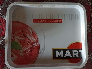 Vassoio latta Martini the Beautiful Drink cm 24×29