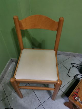 6 sedie in legno