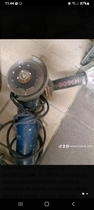 Smerigliatrice bosh professionale 