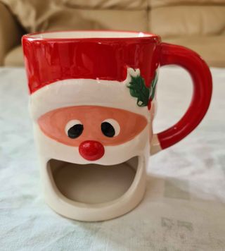 Tazza porta biscotti Babbo Natale 