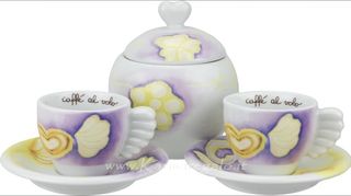 Set 2 tazzine + zuccheriera Thun