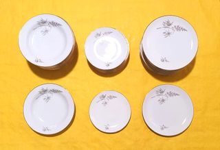 33 piatti servizio epoca porcellana Durken vintage