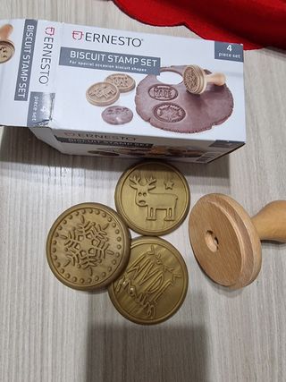 set stampini per biscotti di natale