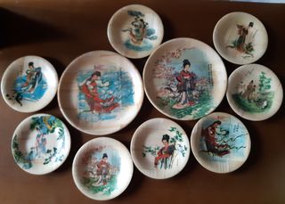 Set SottoBicchieri, Caraffe🎎Asiatico Vintage '80